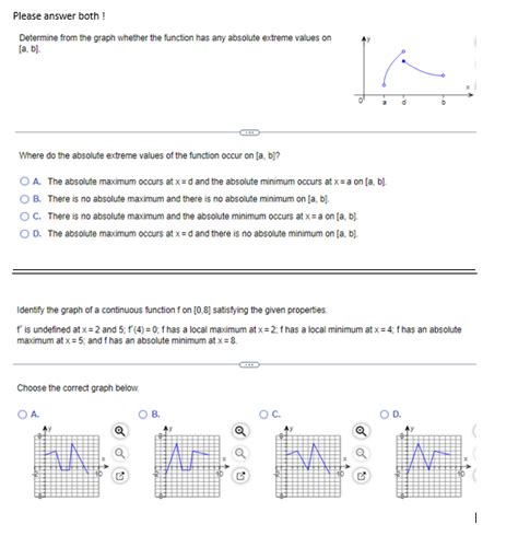Solved Please Answer Both Determine From The Graph Whether Chegg Com