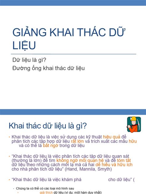 Datamining Lect2 What Is Data The Data Mining Pipeline