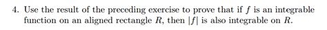use the result of the preceding exercise to prove
