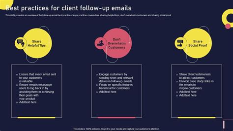 Best Practices For Client Follow Up Emails Onboarding Journey For Strategic Ppt Sample