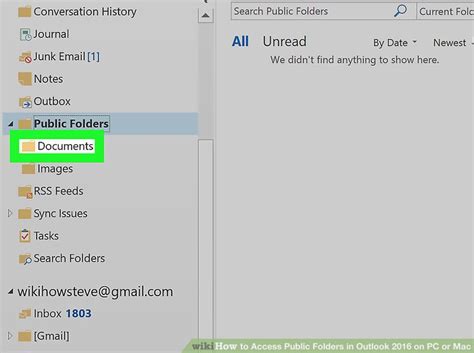 How To Access Public Folders In Outlook 2016 On Pc Or Mac