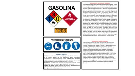 Etiqueta Gasolina 1203 Pdf Agua Química