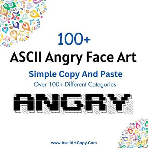 Angry Face Ascii Art