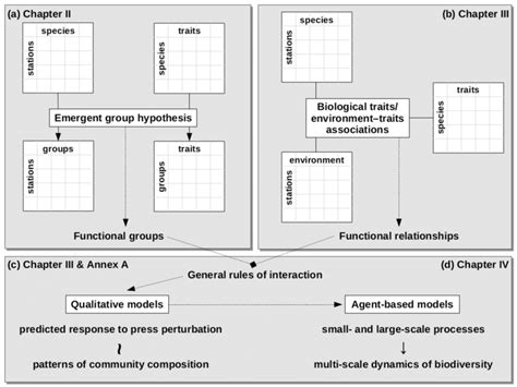 5 Schematic Representation Of The Four Main Components Of The Modelling