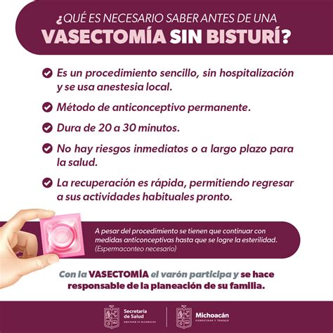 Vasectomía Sin Bisturí Método Eficaz De Planificación Familiar Ssm