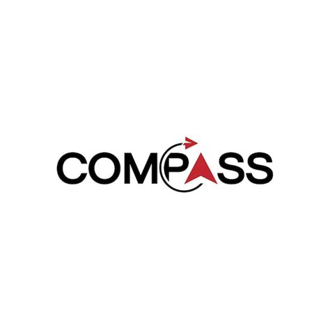 Premium Vector Compass Logo Vector Outdoor Triangle Arrow Technology