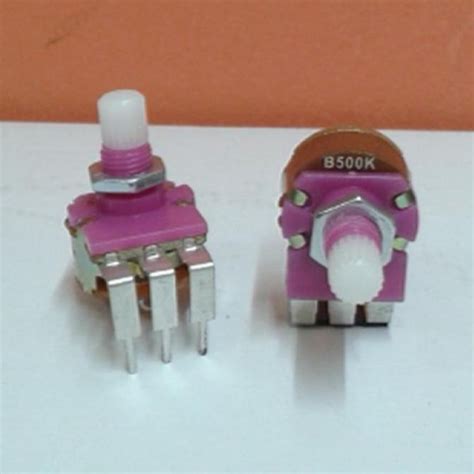 Jual Potensio Kecil Plus Saklar Switch 500k Buat Dimmer Shopee Indonesia