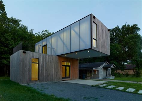 Architecture Students Create Prefab Cantilever House In Arkansas Architecture Students Create Prefab Cantilever House In Arkansas