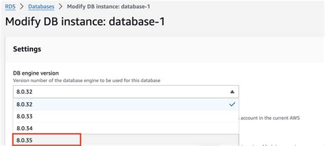 Rds Db Instance Minor Version Upgrade Developersio