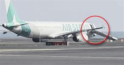 항공기 이륙 직전 승객이 비상문 개방 공포 휩싸인 기내”