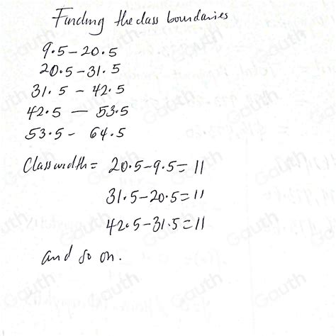 Solved Consider The Following Frequency Table Representing The