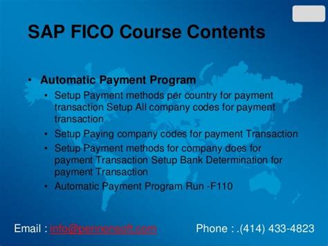 Sap Fico Course Content And Introduction To Fico