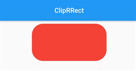 【flutter】cliprrectを使ってウィジェットを角丸にする Flutterラボ