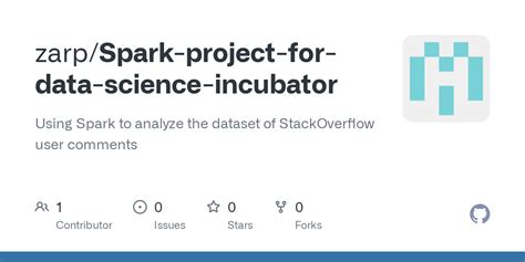 GitHub Zarp Spark Project For Data Science Incubator Using Spark To Analyze The Dataset Of