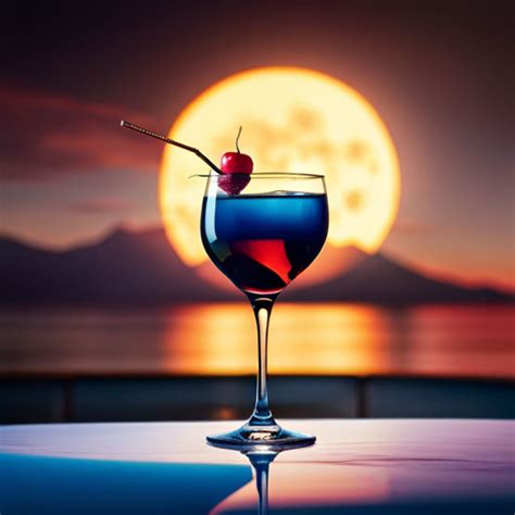 Tropical Eclipse Tropical Eclipse Cocktail With Mesmerizing Deep Blue Hue