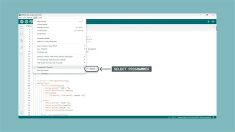SPIFFS Partition On Nano ESP Arduino Documentation
