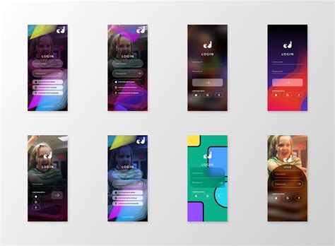 Mobile Login UI Structure 2021 On Behance