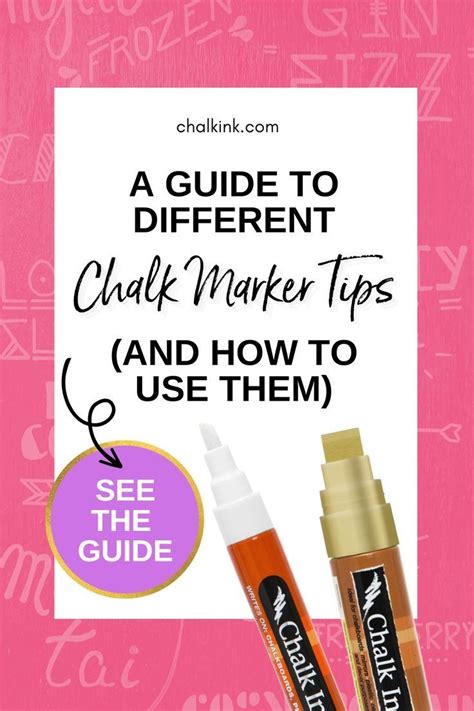 A Guide To Different Marker Tips When To Use Them Artofit