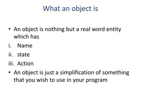 PPT Objects PowerPoint Presentation Free Download ID
