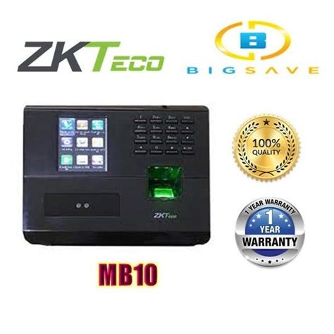 Zkteco Mb10 Vlid Multi Biometric Fingerprint And Face Recognition