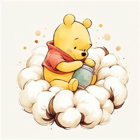 Circle Bear Birthday Winnie The Pooh Backdrop Lofaris Artofit