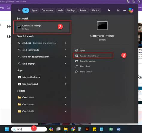 สอนใช้ คำสั่ง Cmd สแกนและลบมัลแวร์ จาก Windows