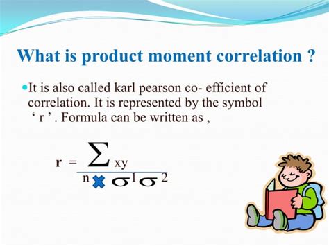 Product Moment Correlation Ppt