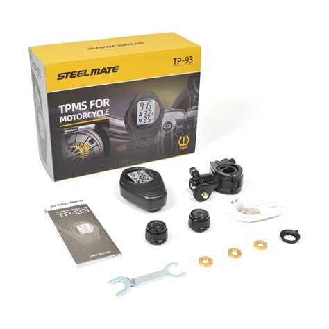 Steelmate Tp 93 Diy Motorcycle Tyre Pressure Monitoring System Tpms Steelmate Automotive Uk