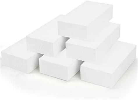 Keileoho 24 Pack 10x10x5cm Square Foam Blocks 4x4x2 Inch White