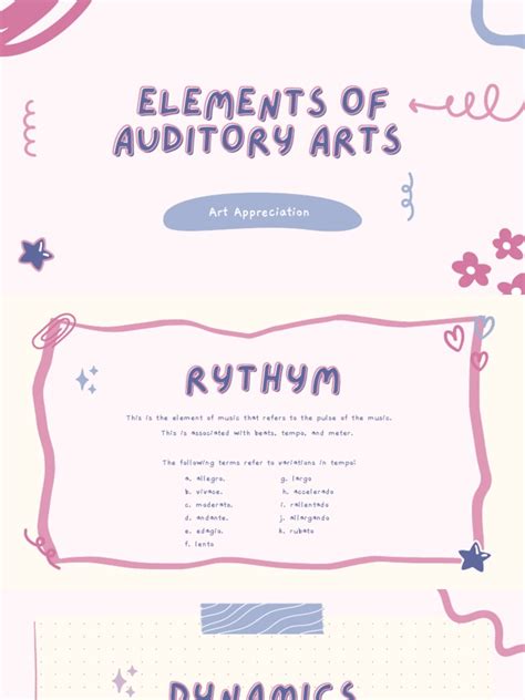 Elements Of Auditory Art Download Free Pdf Tempo Sound