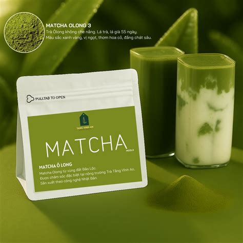 Matcha Olong Trà Olong Bảo Lộc Tằng Vĩnh An