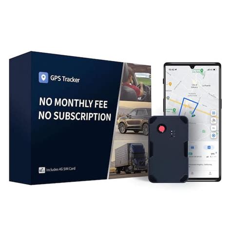 Vrby Long Battery Life Magnetic Vehicle Gps Tracker 4g Sim Card And Data Included Trip