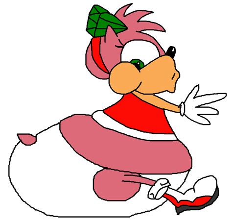 Fat Amy Rose By Thegothengine On Deviantart Fat Amy Rose By Thegothengine On Deviantart
