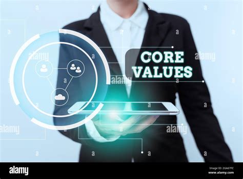 Inspiration Showing Sign Core Values Business Overview Principles