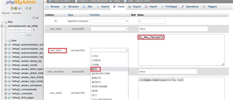How To Reset Wordpress Admin Password With Phpmyadmin — Racknerd