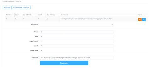 My Backup Schedule Not Working And I Set A Cyberpanel Cron Job But