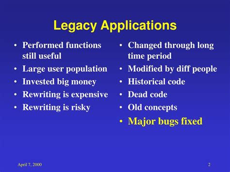 Ppt Parallelizing Legacy Applications In Message Passing Programming Model And The Example Of
