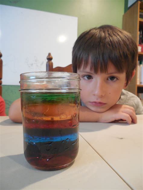 5 Layer Density Column Experiment