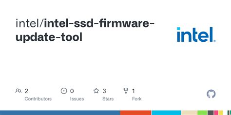 GitHub Intel Intel Ssd Firmware Update Tool