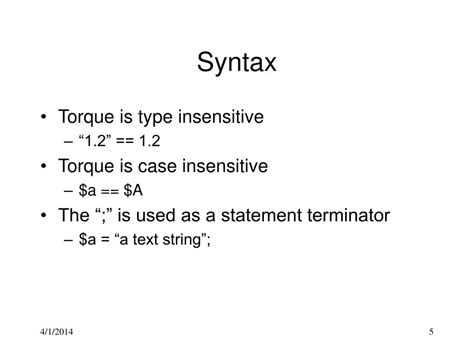 Ppt Torque Script Powerpoint Presentation Free Download Id547802