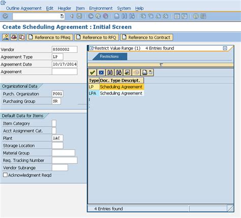 Learn Sap Mm Outline Agreement