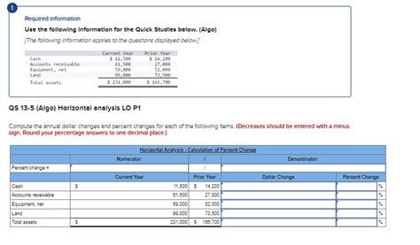 Solved Exerclse Algo Computing And Analyzing Trend Chegg Com