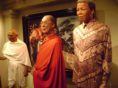 Gandhi Dalai Lama And Nelson Mandela Madame Tussauds Amste… Flickr