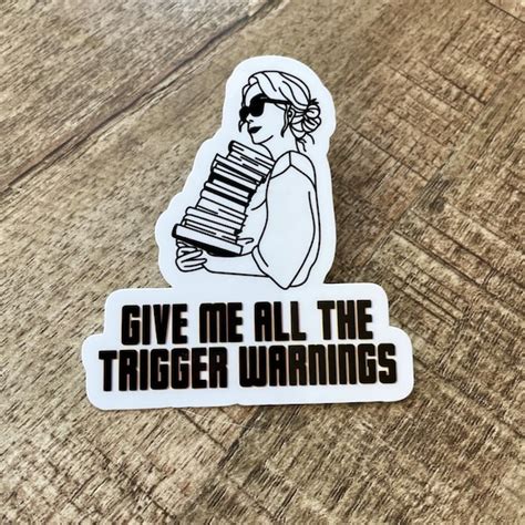 Trigger Warning Png Etsy