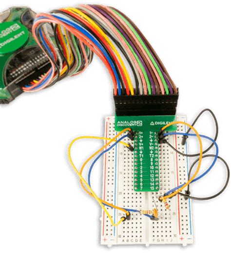 Breadboard Breakout For Analog Discovery Digilent