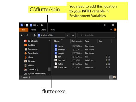 [fixed] flutter is not recognized as name of cmdlet check spelling or path