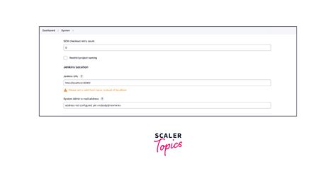 Jenkins Configuration Scaler Topics