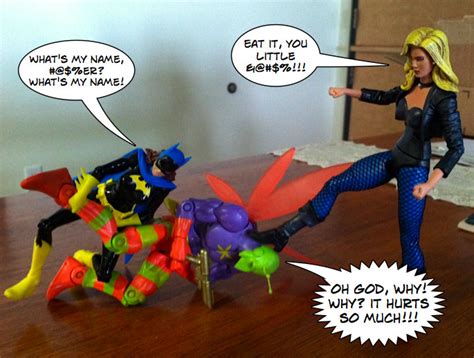 Flowers And Fishnets Playdate 6 Black Canary And Batgirl Vs Killer Moth