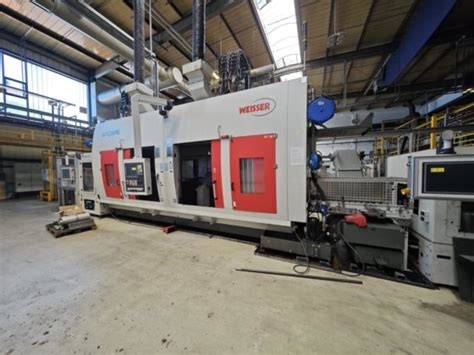 Cnc 2 Spindel Vertical Turning Milling Machine 2 Axis B Axis Weisser Univertor Ah T Wheel
