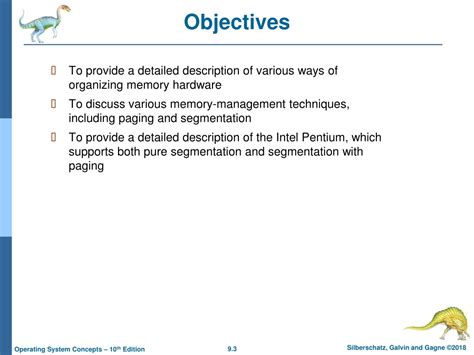 ppt memory management techniques swapping contiguous allocation segmentation and paging